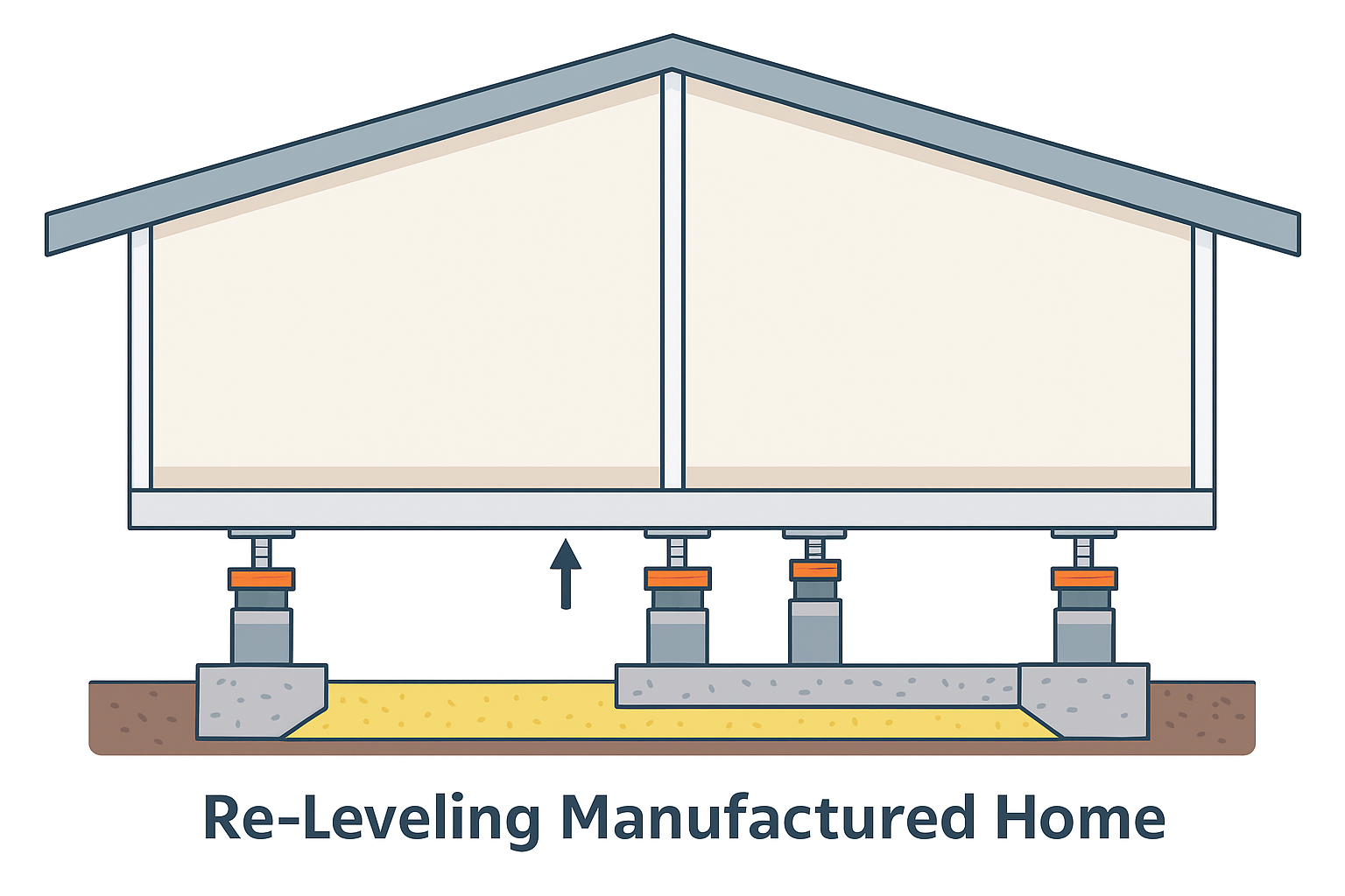 Mobile Home Re-Leveling - North Western WA