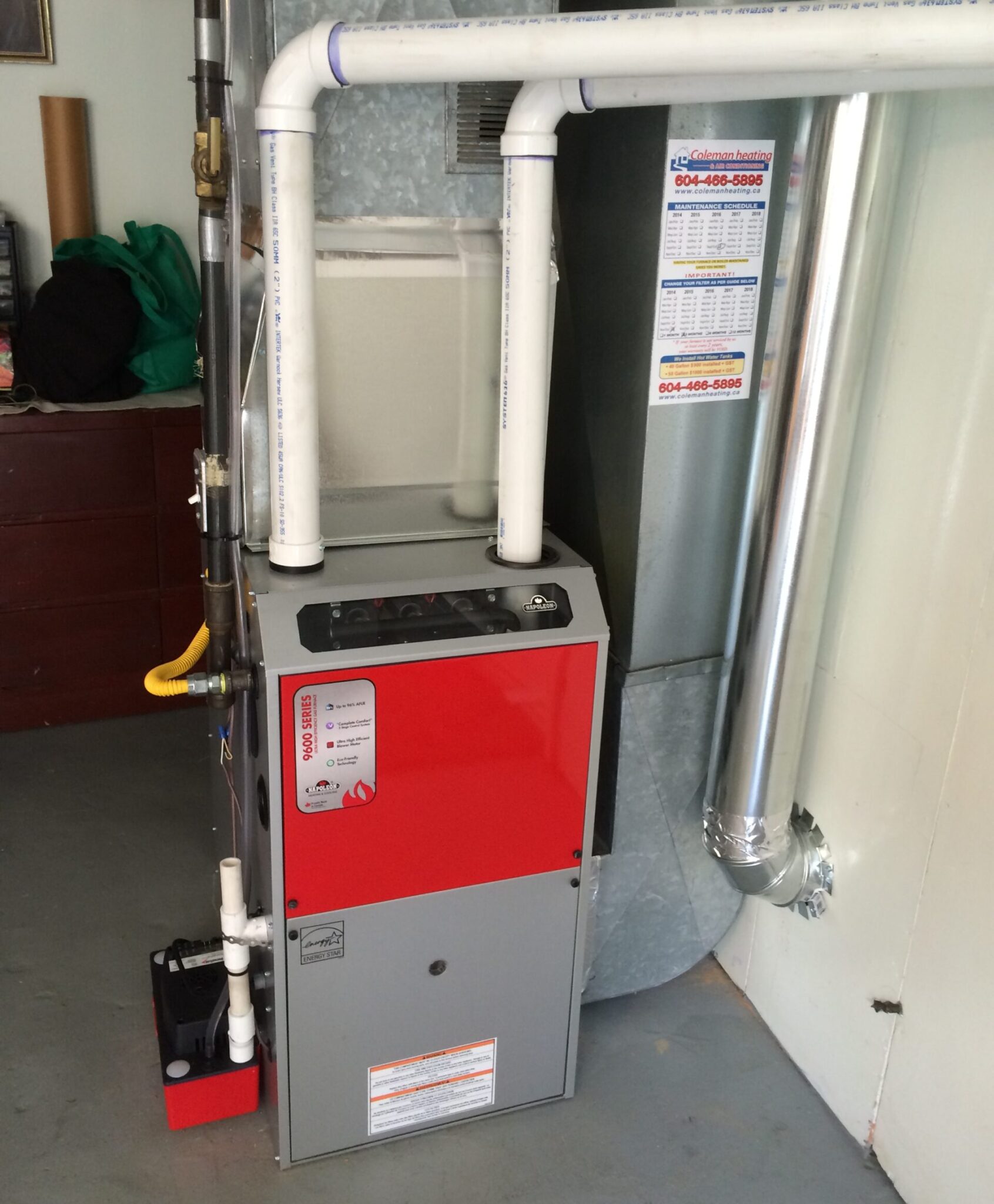 Natural Gas Furnaces in Maple Ridge, BC - Coleman Heating